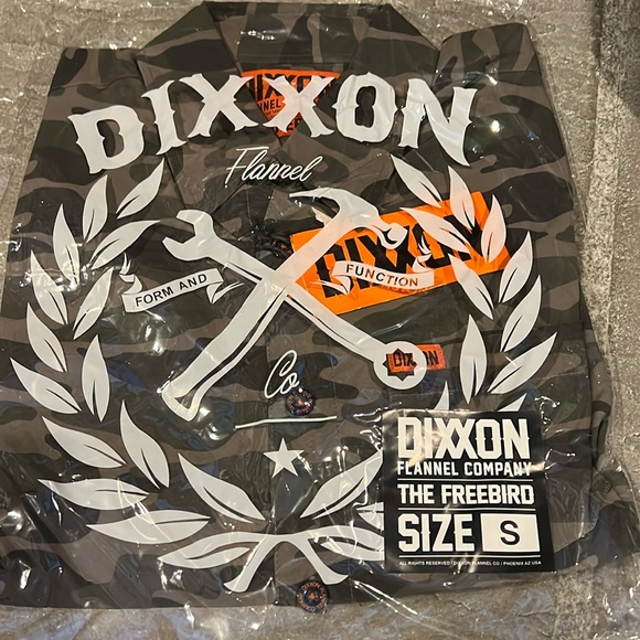 DIXXON | Shirts | Brand New Dixxon Mens Small The Freebird Party Shirt ...